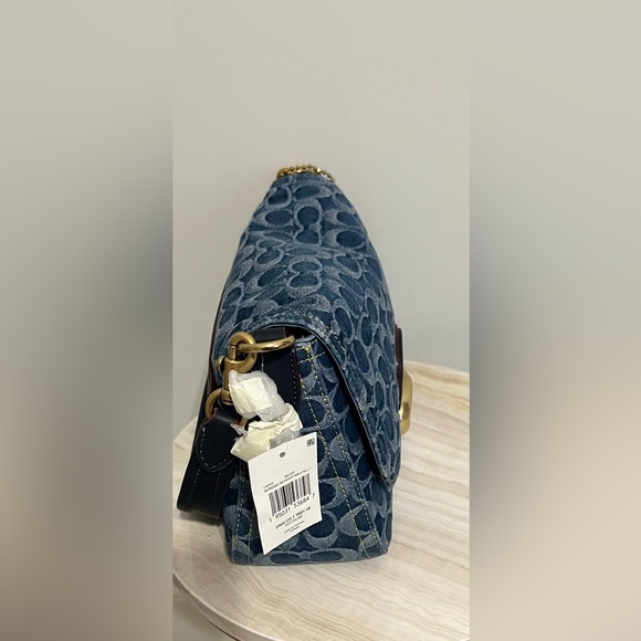Coach | Bags | Nwt Coach Soft Tabby Shoulder Bag In Signature Denim ...